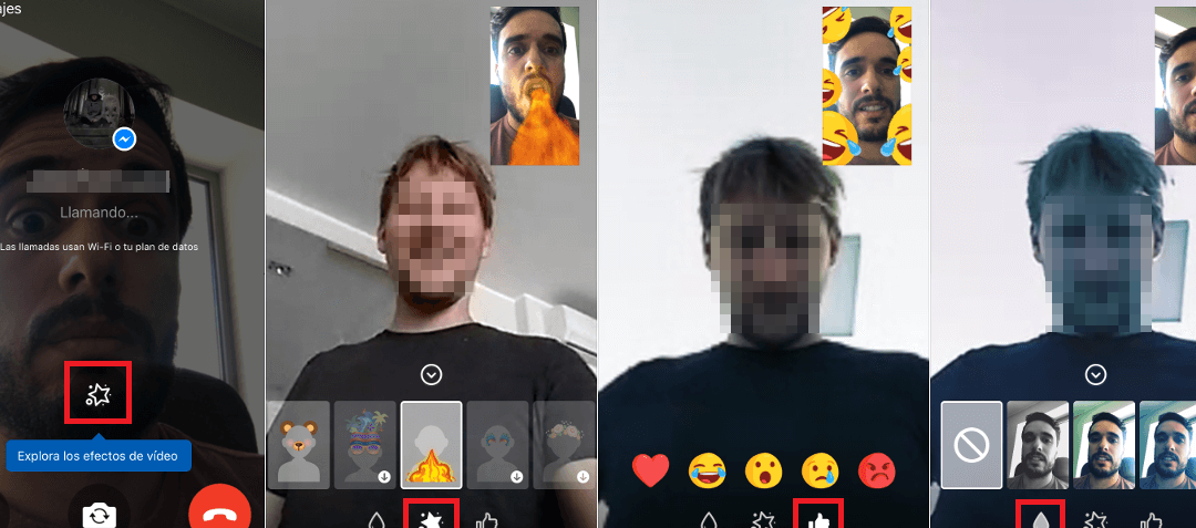¿Cómo aplicar efectos de videollamada en WhatsApp con filtros?