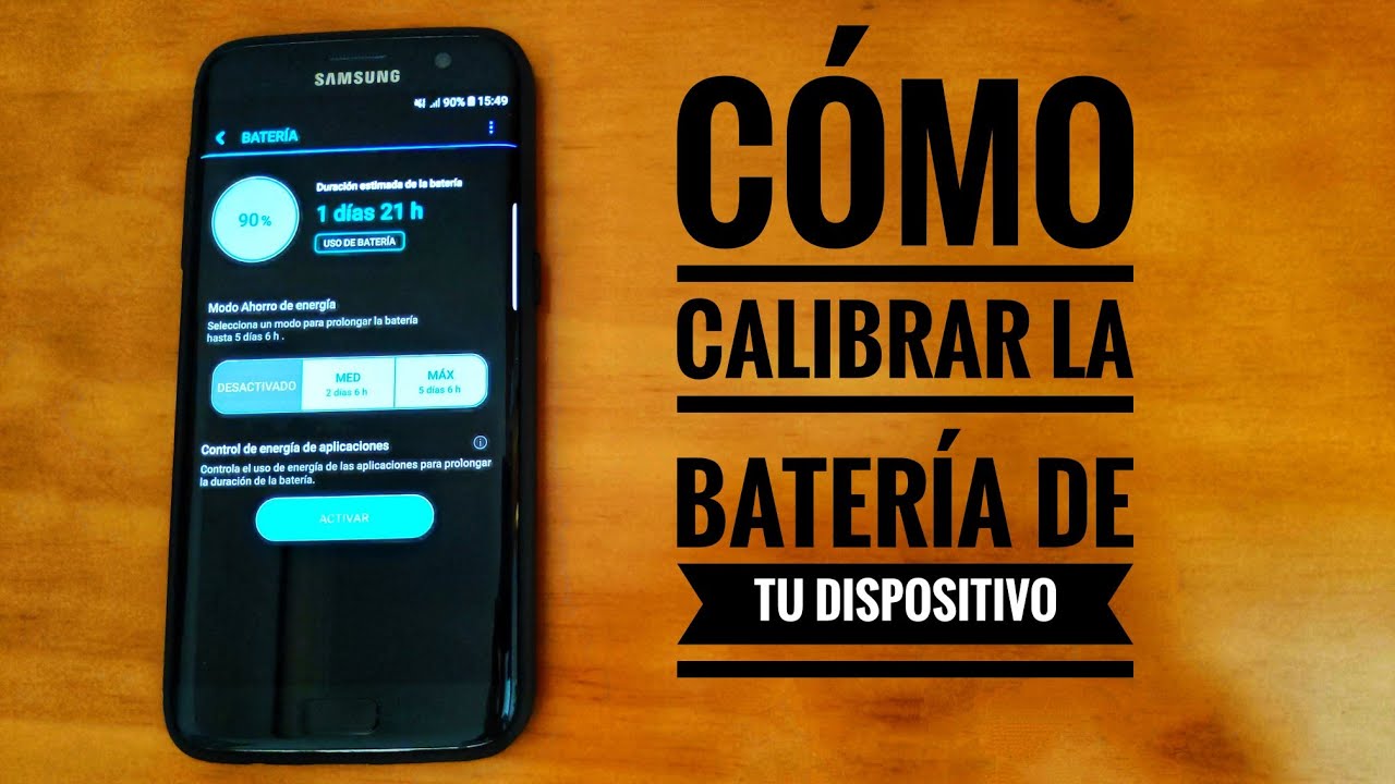 Cómo calibrar la baterí­a de tu dispositivo con aplicaciones